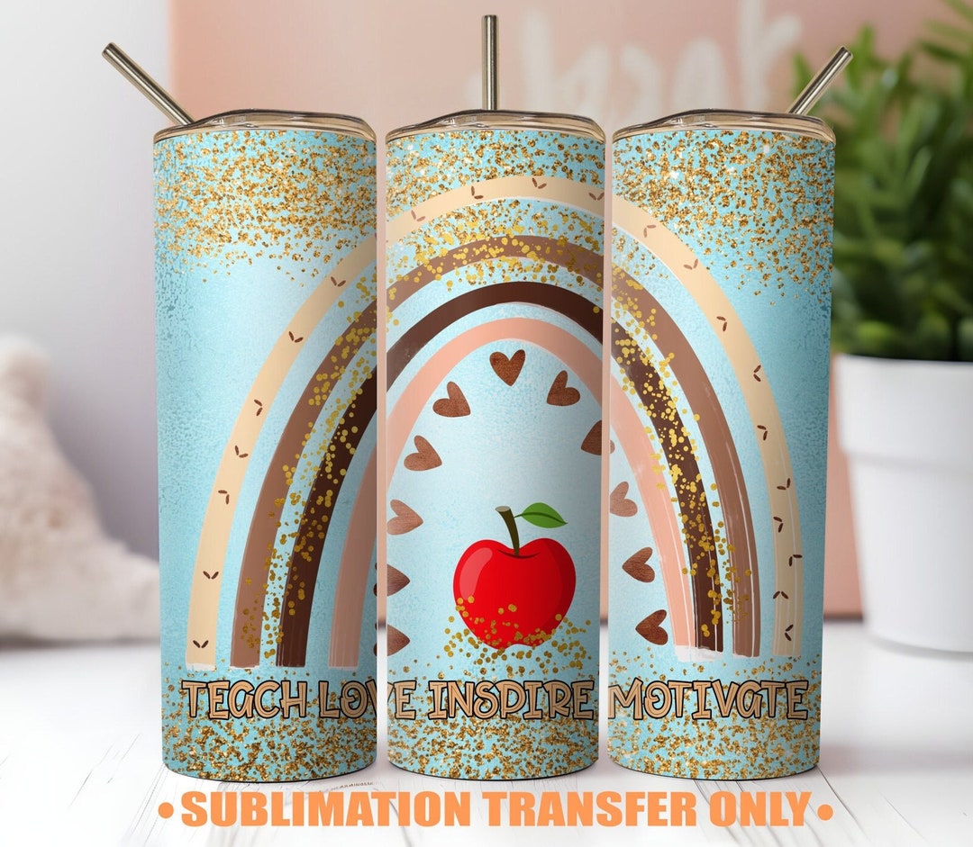 Ready to Press Tumbler Transfer, Sublimation Transfer Wrap for Tumbler ...