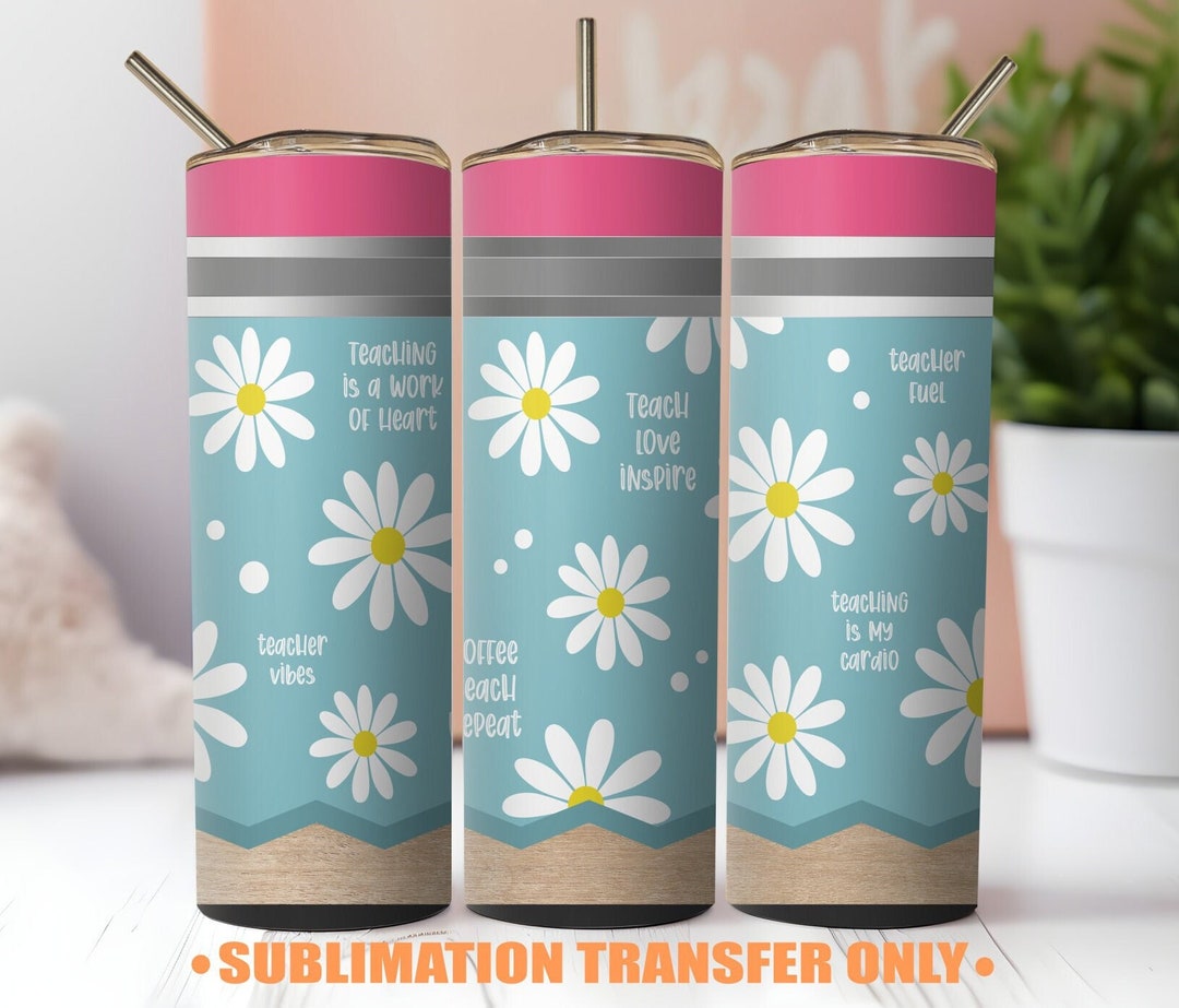 Ready to Press Tumbler Transfer, Sublimation Transfer Wrap for Tumbler ...