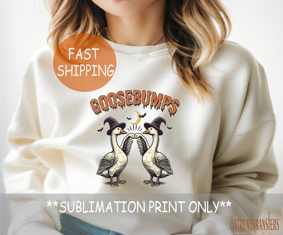 Goosebumps Lights Ready to Press Sublimation Sheet Season Heat Transfer ...