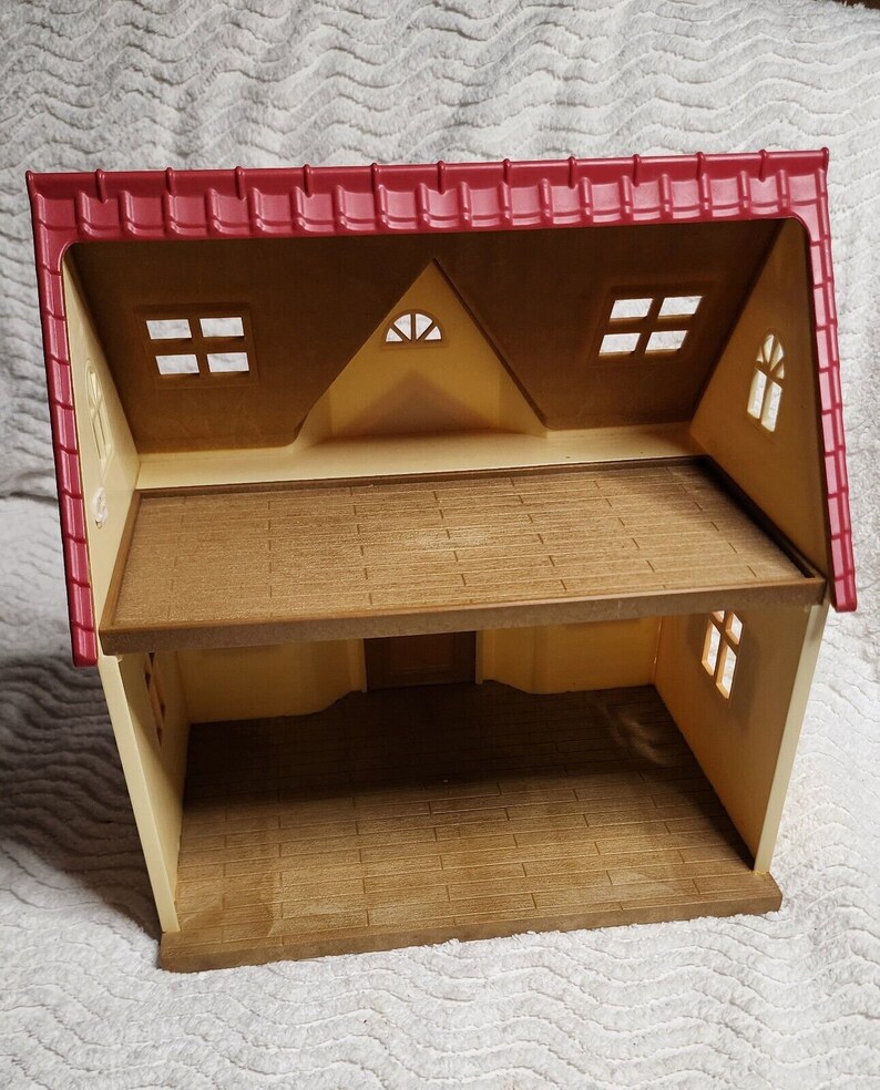 Vintage Sylvanian CALICO CRITTERS Cozy Cottage Retired 2-story ...