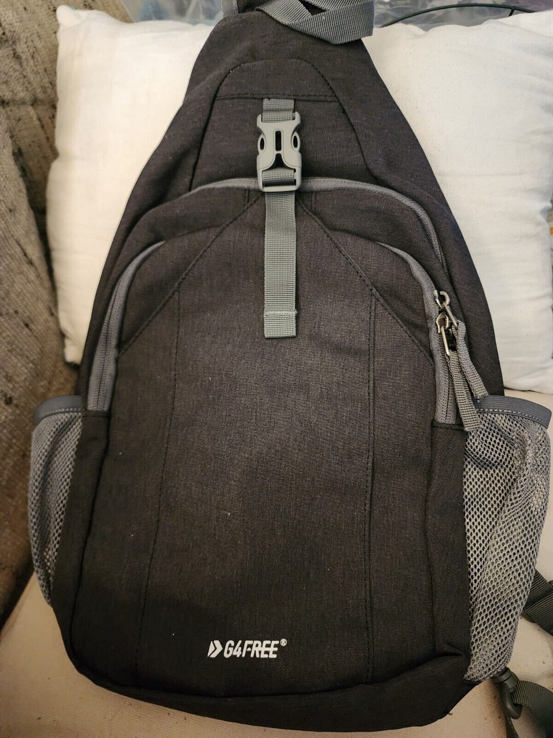 New G4 FREE Sling Backpack Charcoal Grey MULTI Pocket Uses NWOT - Etsy
