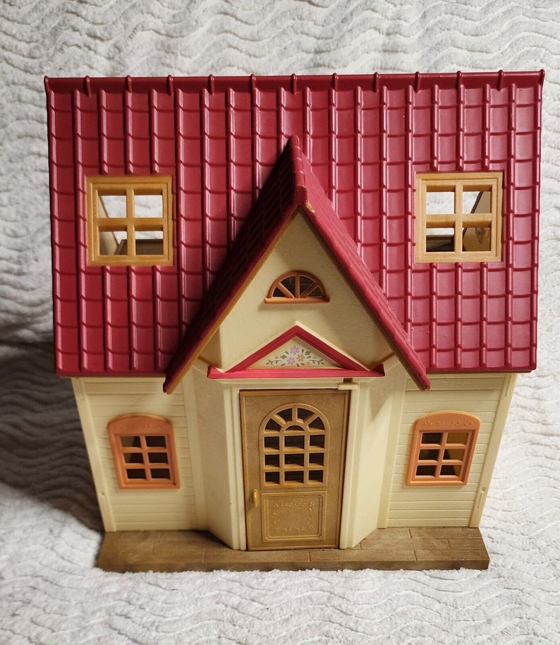 Vintage Sylvanian CALICO CRITTERS Cozy Cottage Retired 2-story ...