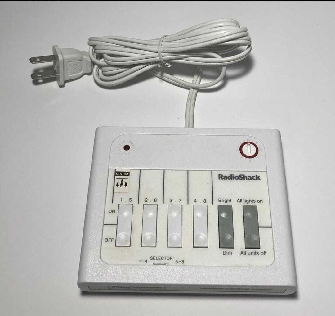 RADIO SHACK Mini Remote Control Center Wireless Home Control - Etsy