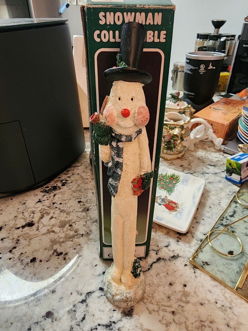 VINTAGE 1994 Windsor Collection SNOWMAN COLLECTIBLE in Orig Box 12 ...