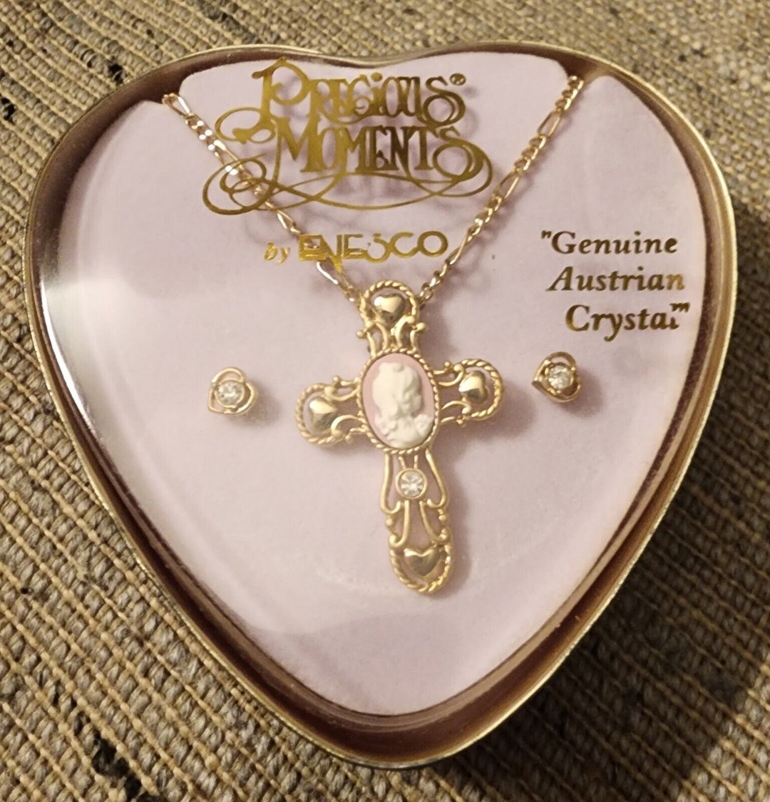 NEW Precious Moments by Enesco Genuine Austrian CRYSTALS Set - Etsy