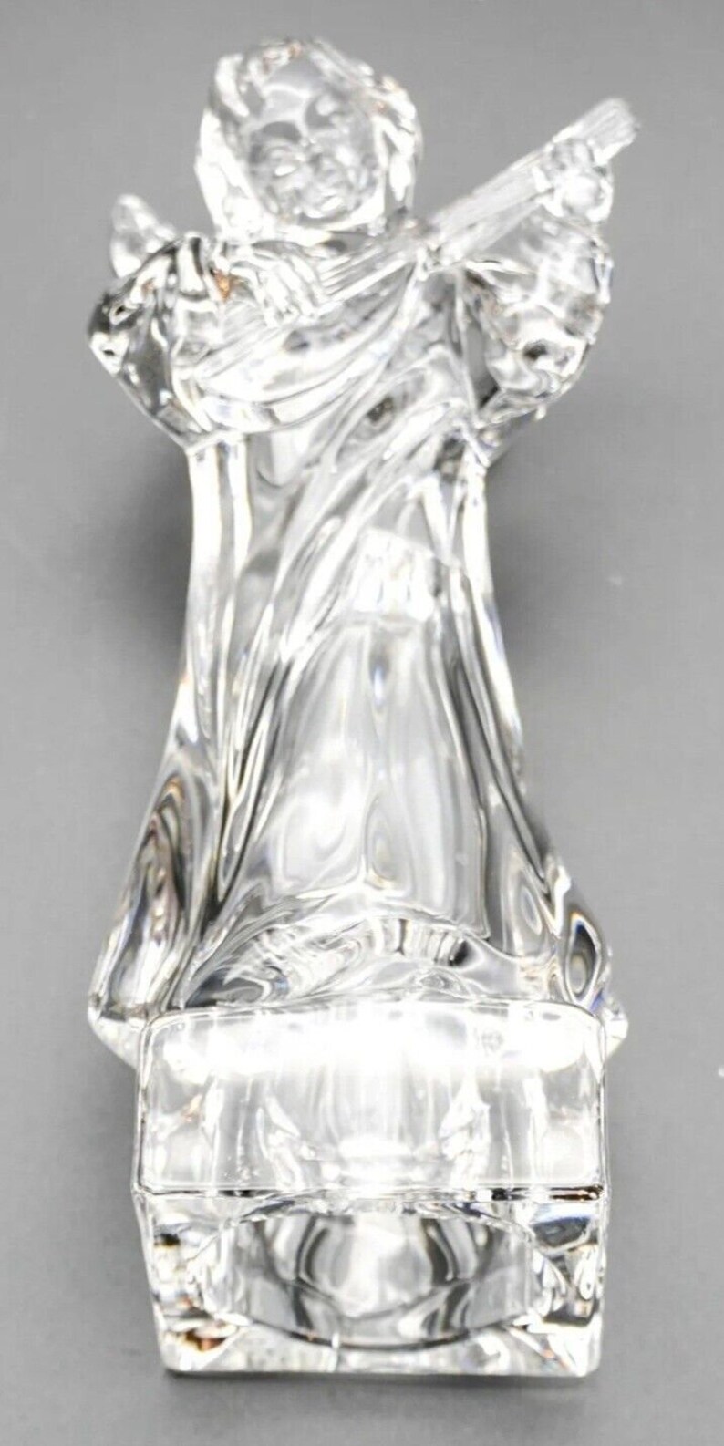 Rare MIKASA Herald Collection Angelic ANGEL Mandolin Guitar CRYSTAL ...