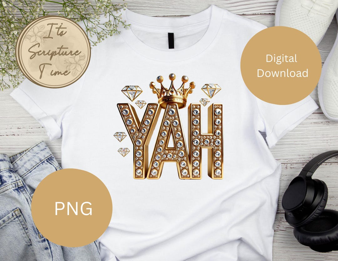 YAH 1, YAHUAH, PNG Image, Royal Image Png, Most High Png, - Etsy