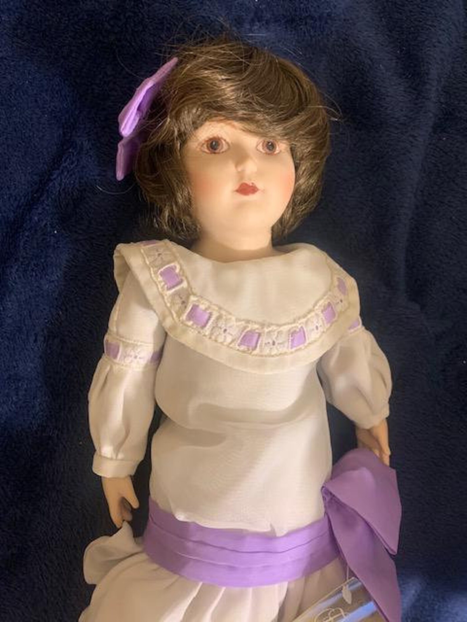 Franklin Heirloom Porcelain Allison Doll - Etsy
