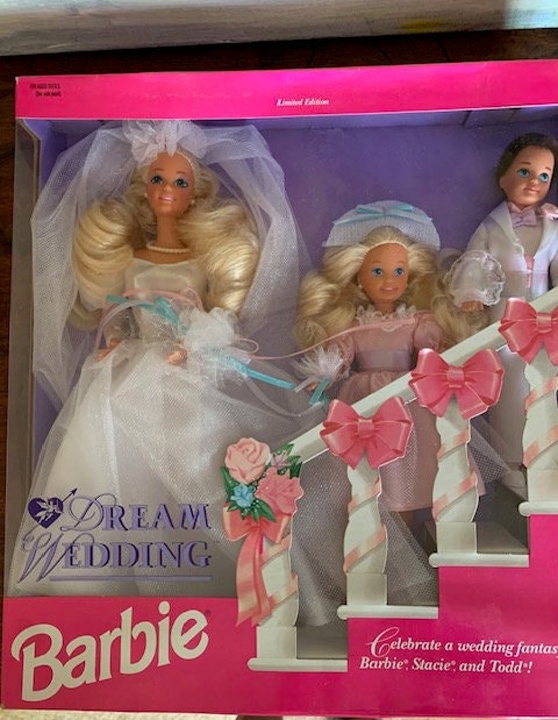 1993 Barbie Dream Wedding With Barbie, Stacie and Todd - Etsy
