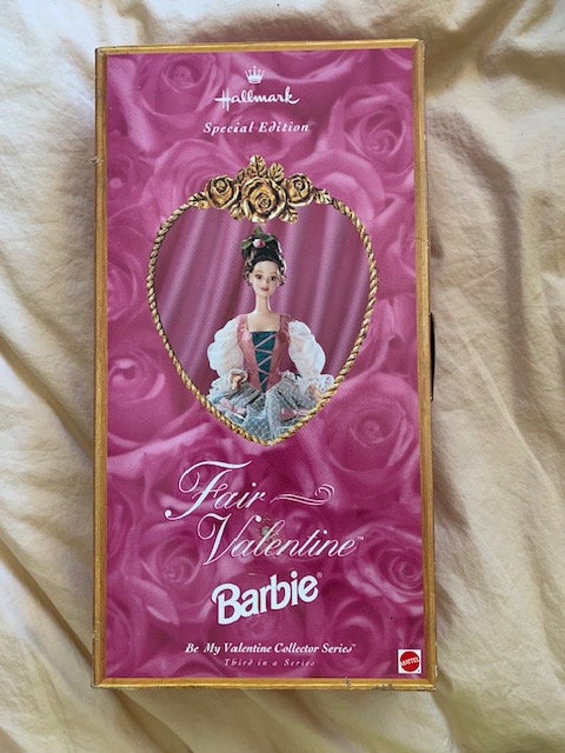 1997 Fair Valentine Barbie Hallmark Special Edition - Etsy