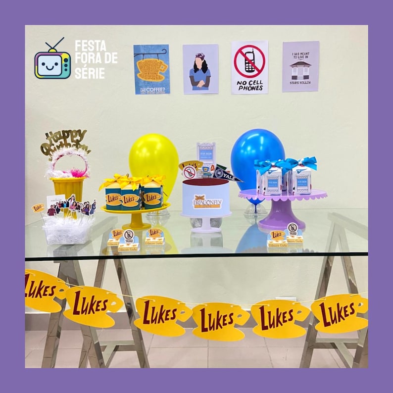 Gilmore Girls Cake Topper – Printable DIY Digital File, Birthday Party Decoration - Etsy