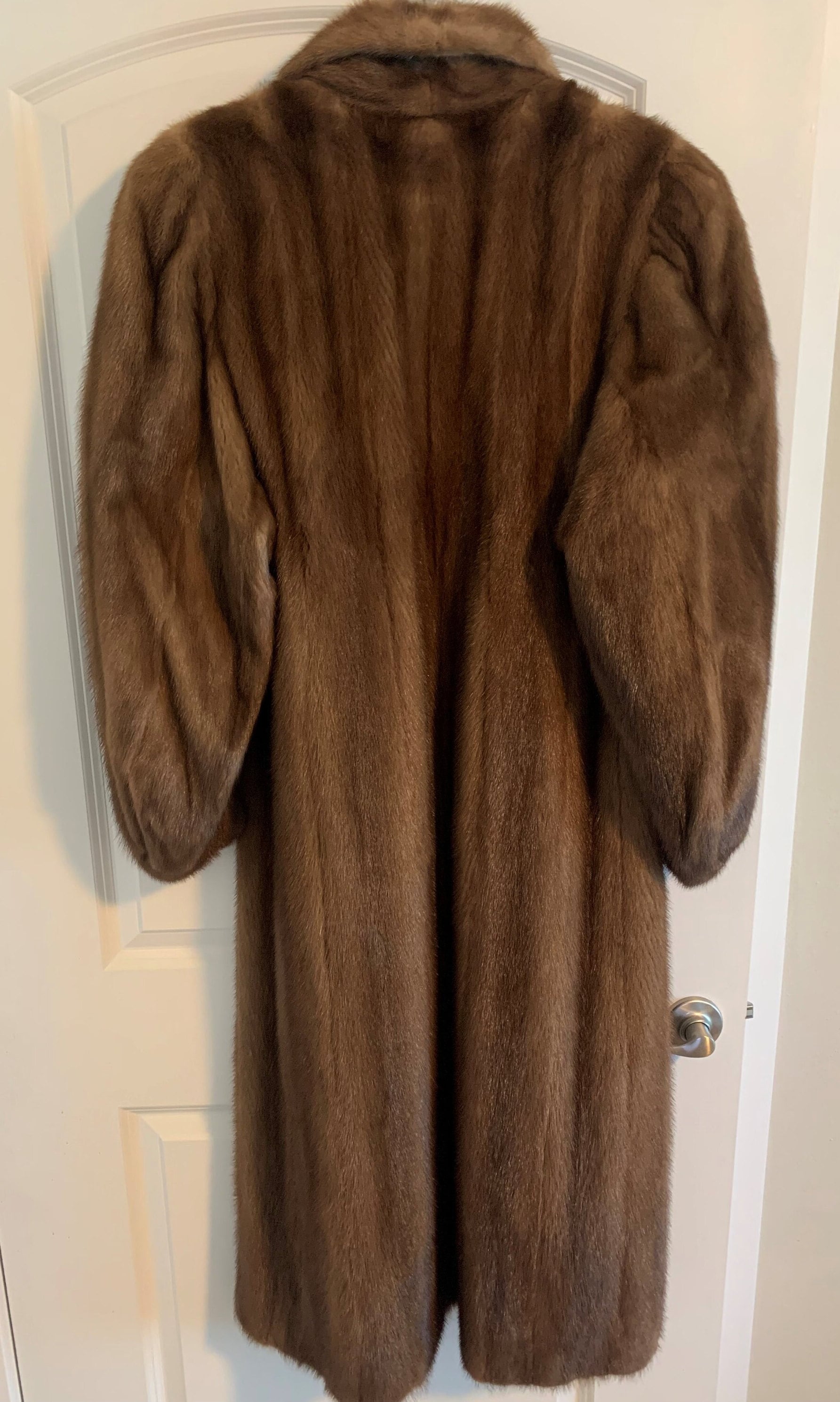 Vintage Mink Fur Coat, Light Brown Fur Coat With Storage Bag - Etsy