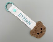Personalized Embroidery Name Tag Teddy Bear Theme Name Tag - Etsy
