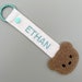 Personalized Embroidery Name Tag, Teddy Bear Theme Name Tag, Custom ...