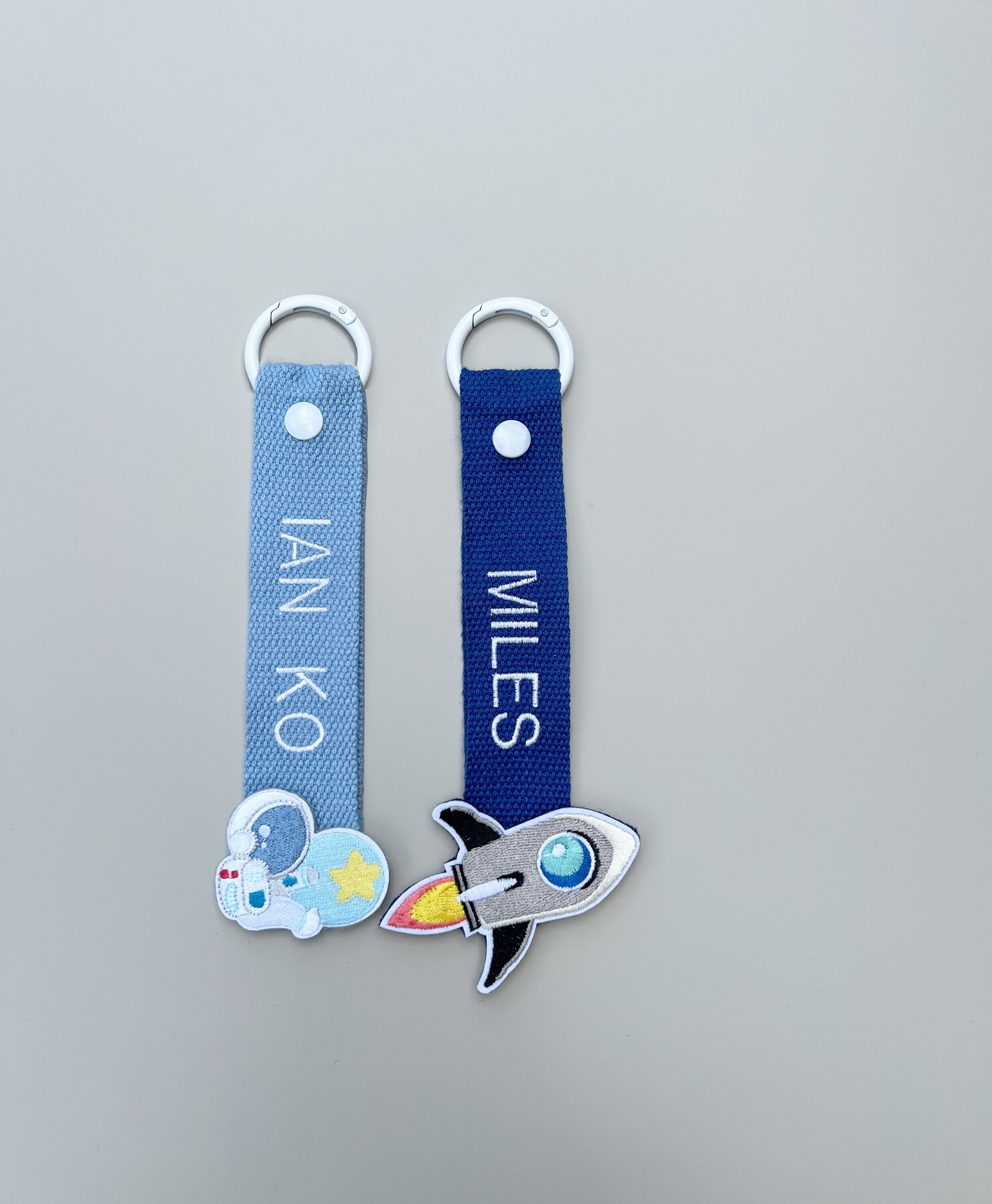 Personalized Embroidery Name Tag, Space Theme Name Tag, Custom Name Tag ...