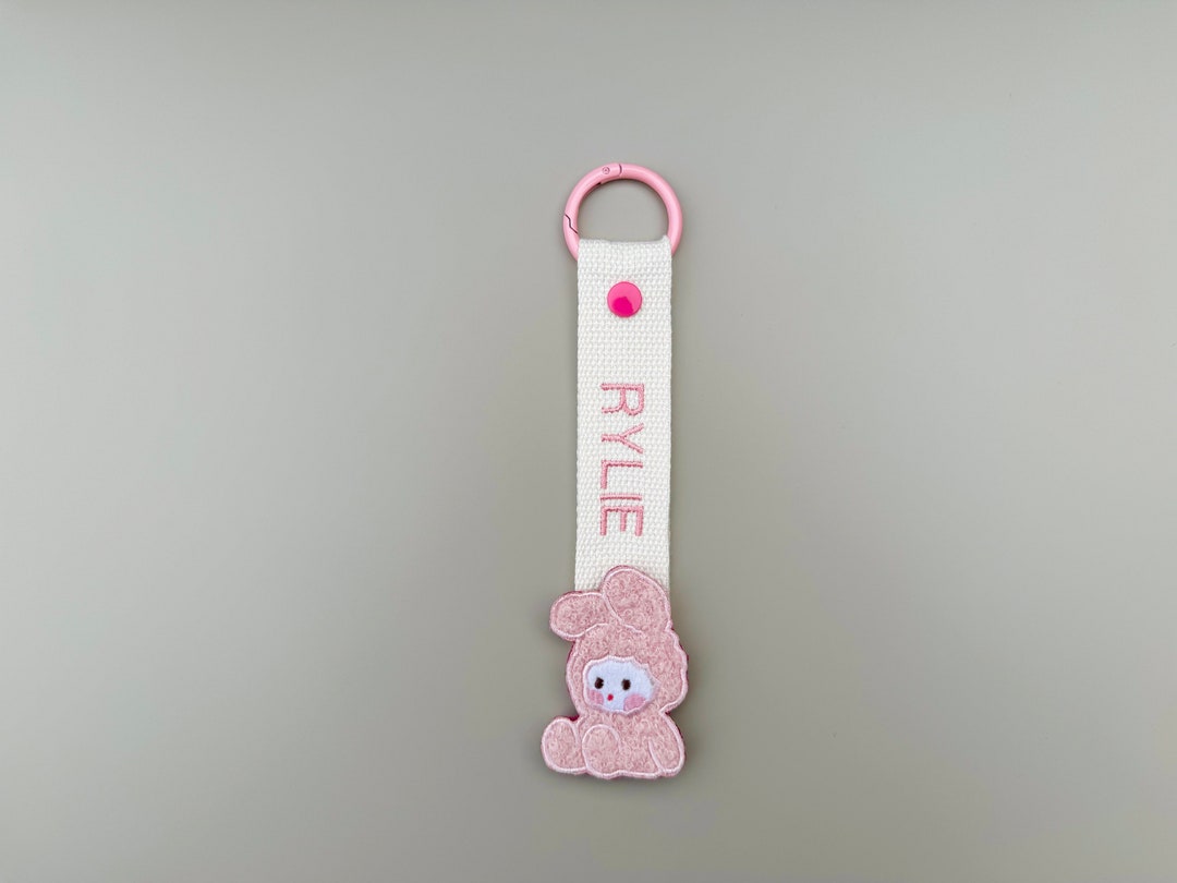 Personalized Embroidery Name Tag, Teddy Bear Name Tag, Rabbit Name Tag ...