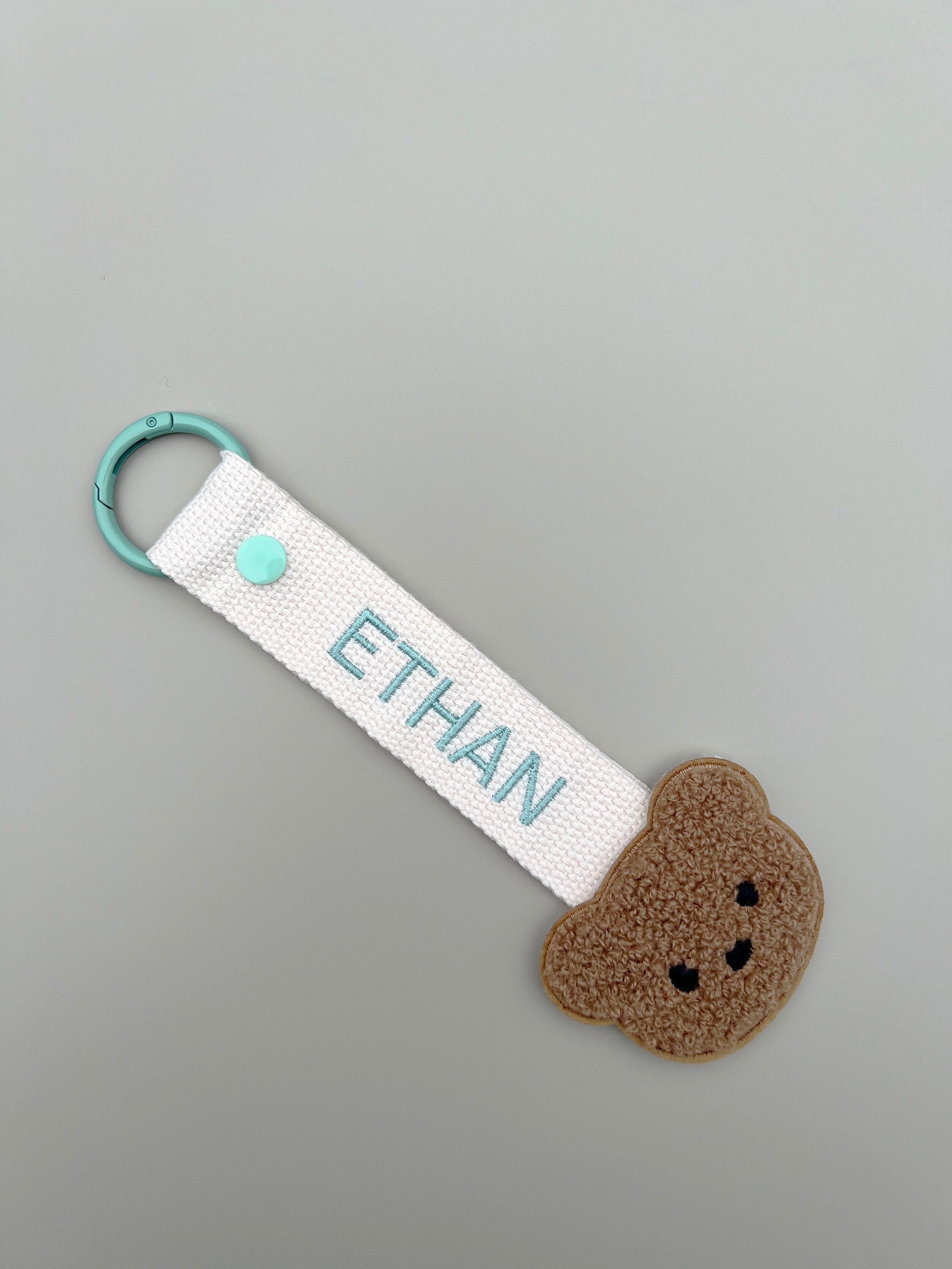 Personalized Embroidery Name Tag Teddy Bear Theme Name Tag - Etsy