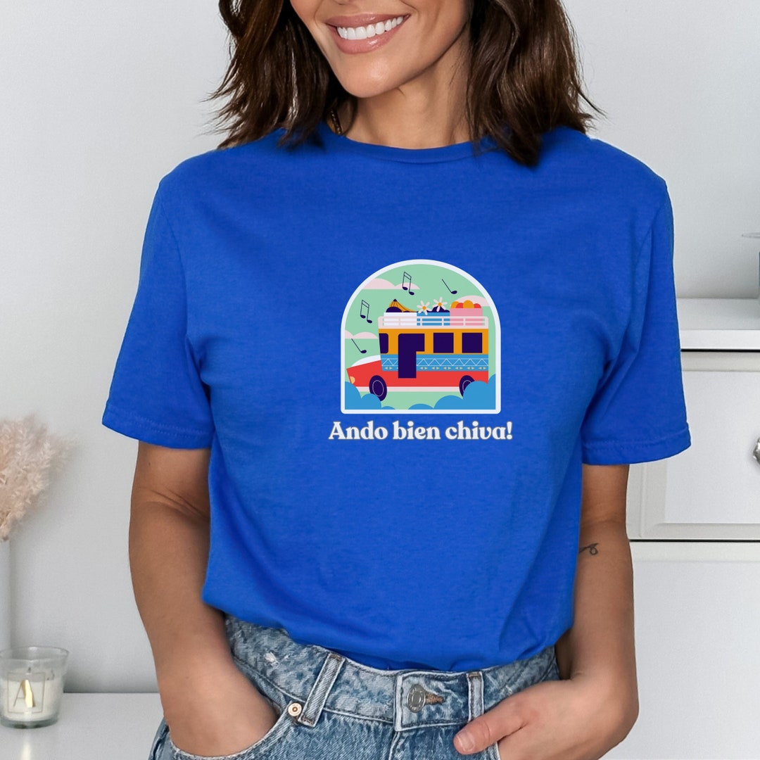 Unisex Cotton T-shirt Chiva Colombiana Design ando Bien Chiva Perfect ...