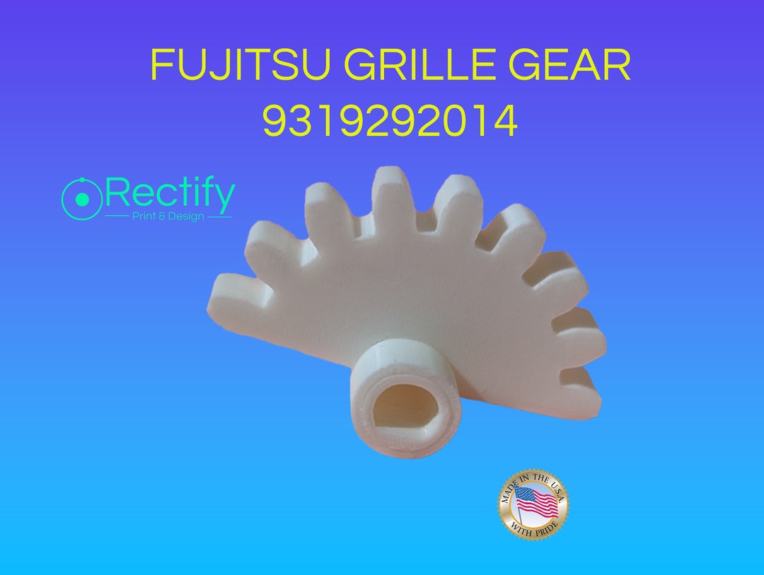 NEW Fujitsu Mini Split Ac/heater Reinforced Part 9319292014 Grille Gear ...