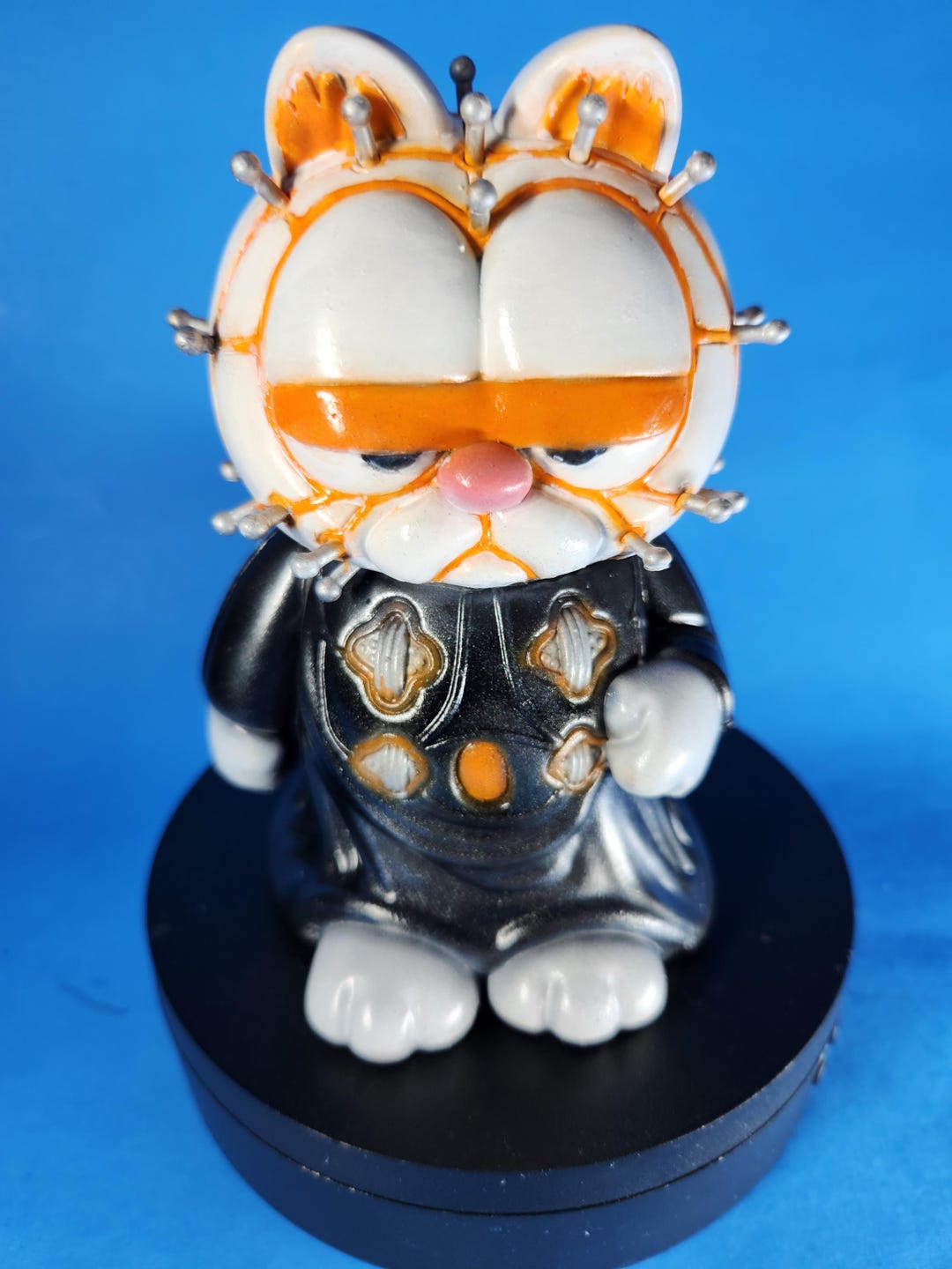Pinhead Garfield Horror Mashup Sculpture Fan Art - Etsy
