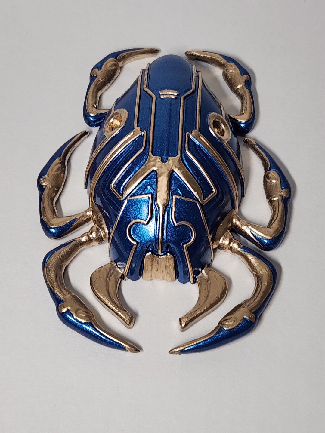Blue Beetle Scarab Fan Art - Etsy