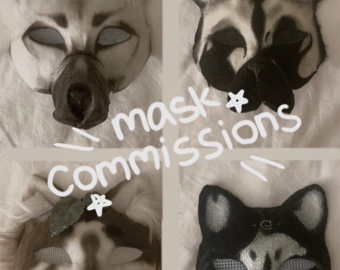 Therian Mask Commissions - Etsy