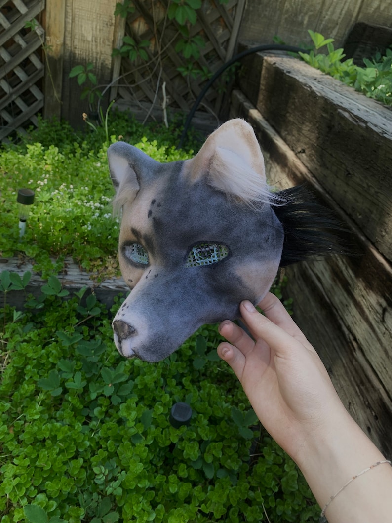 Half and Half Puppy Therian Mask - Etsy