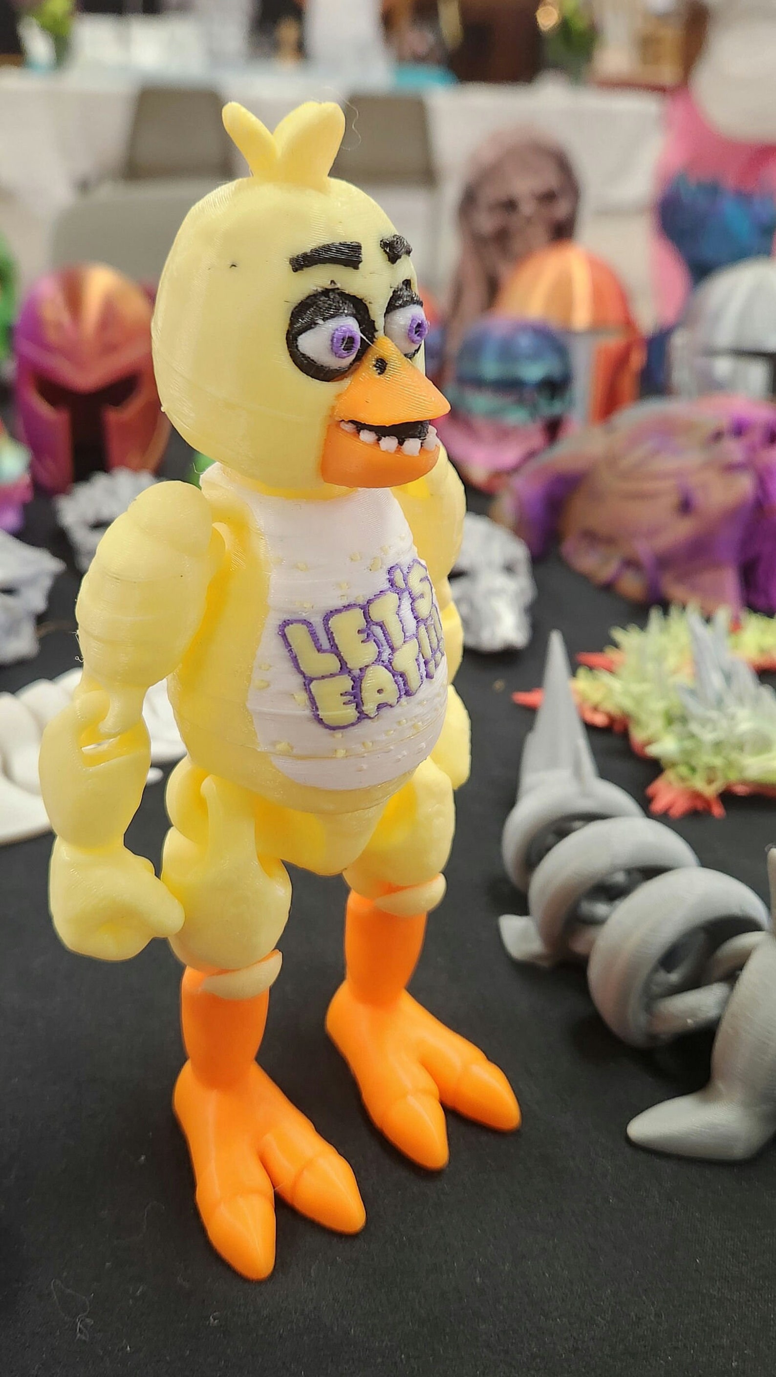 Freddy Fazbear, Foxy, Bonnie, Chica FNAF Articulated Model, Posable ...