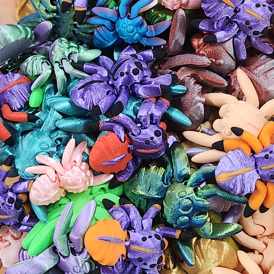 Huge Bag of Spiders. Mega Value. Random Colors. 12 Spiders - Etsy