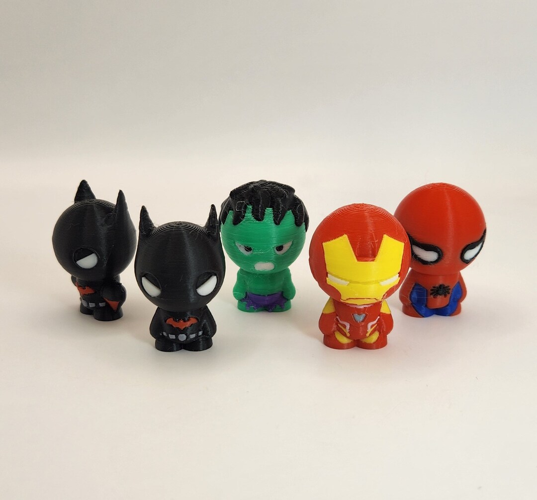Baby Superhero Tiny Figures Chibi - Etsy