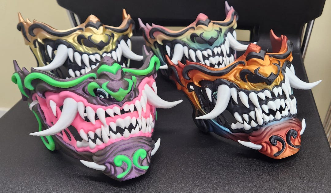 Bake Mono Mepmo Mask Japanese Yokai - Etsy