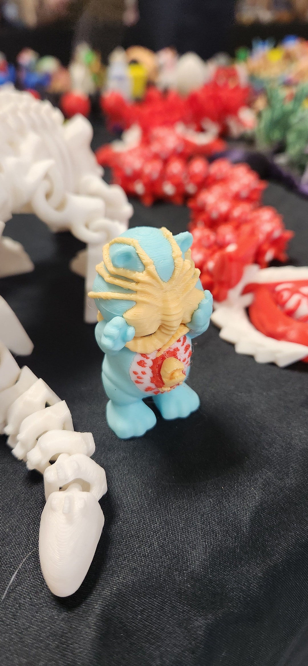 Alien Xenomorph Facehugger Chestburster Bear Figure - Etsy