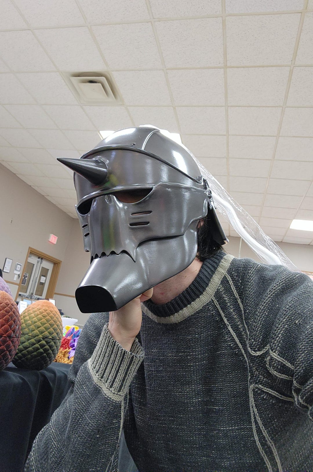 Alphonse Elric Cosplay Helmet, Full Metal Alchemist Prop - Etsy UK