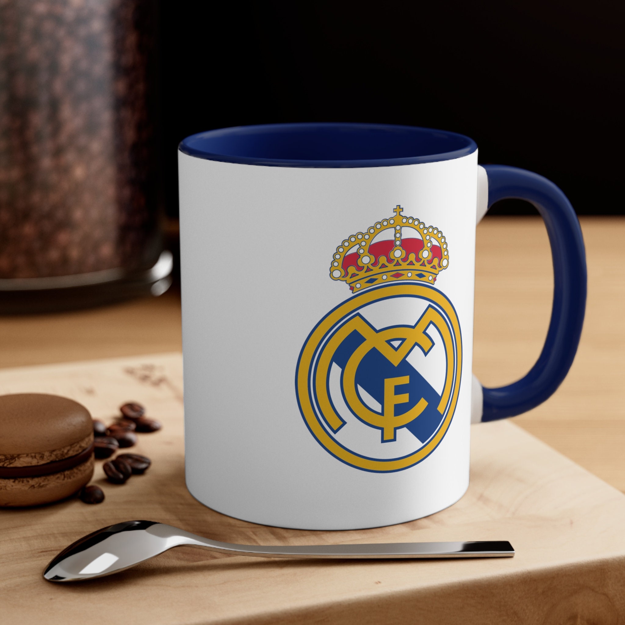 Real Madrid Mug, Soccer Club, Gift for Soccer Fans, Soccer Coffee Mug ...