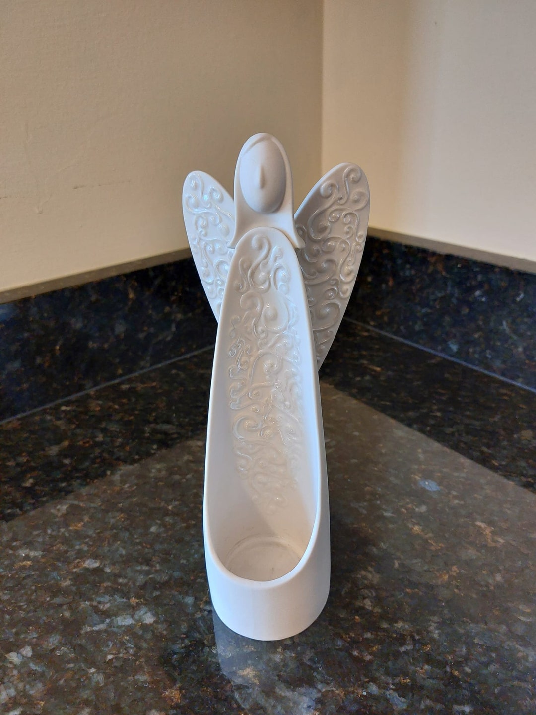 Partylite " Serenity Angel " Tealight Candle Holder 9" Tall - Etsy