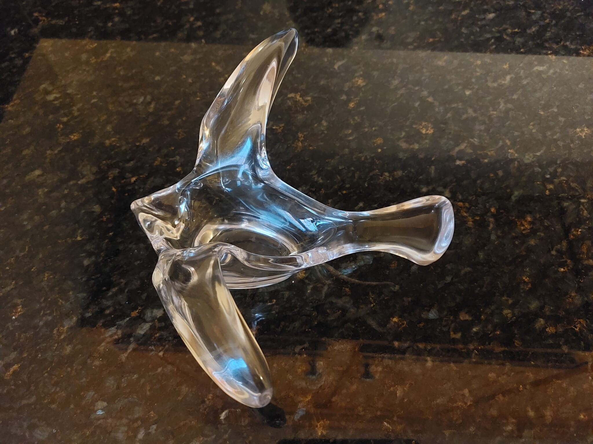 Crystal Vintage Art Glass Seagull Bird Candy Bowl Trinket/votive - Etsy