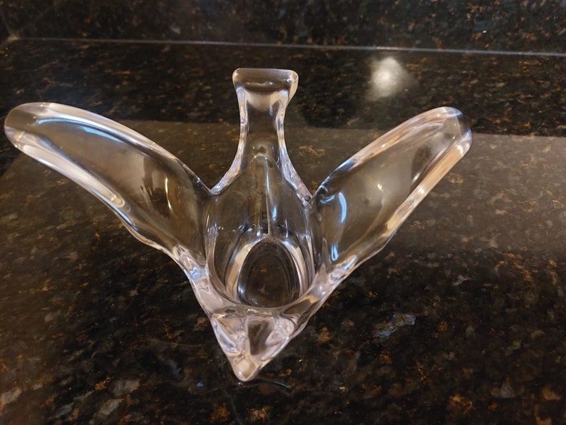 Crystal Vintage Art Glass Seagull Bird Candy Bowl Trinket/votive - Etsy