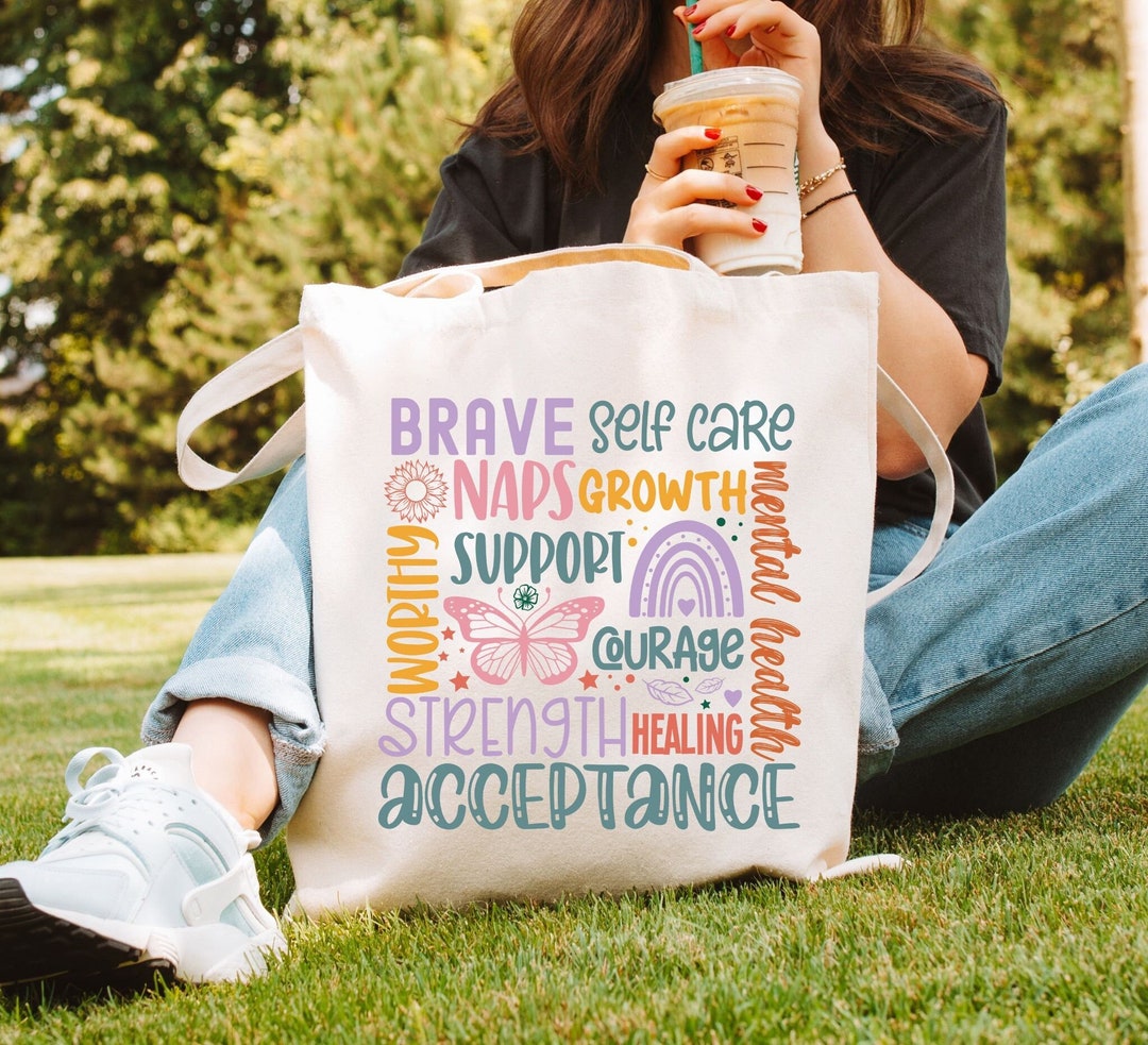 Self Care Gift Tote Bag for Women Gifts for Women Self-love Mental ...