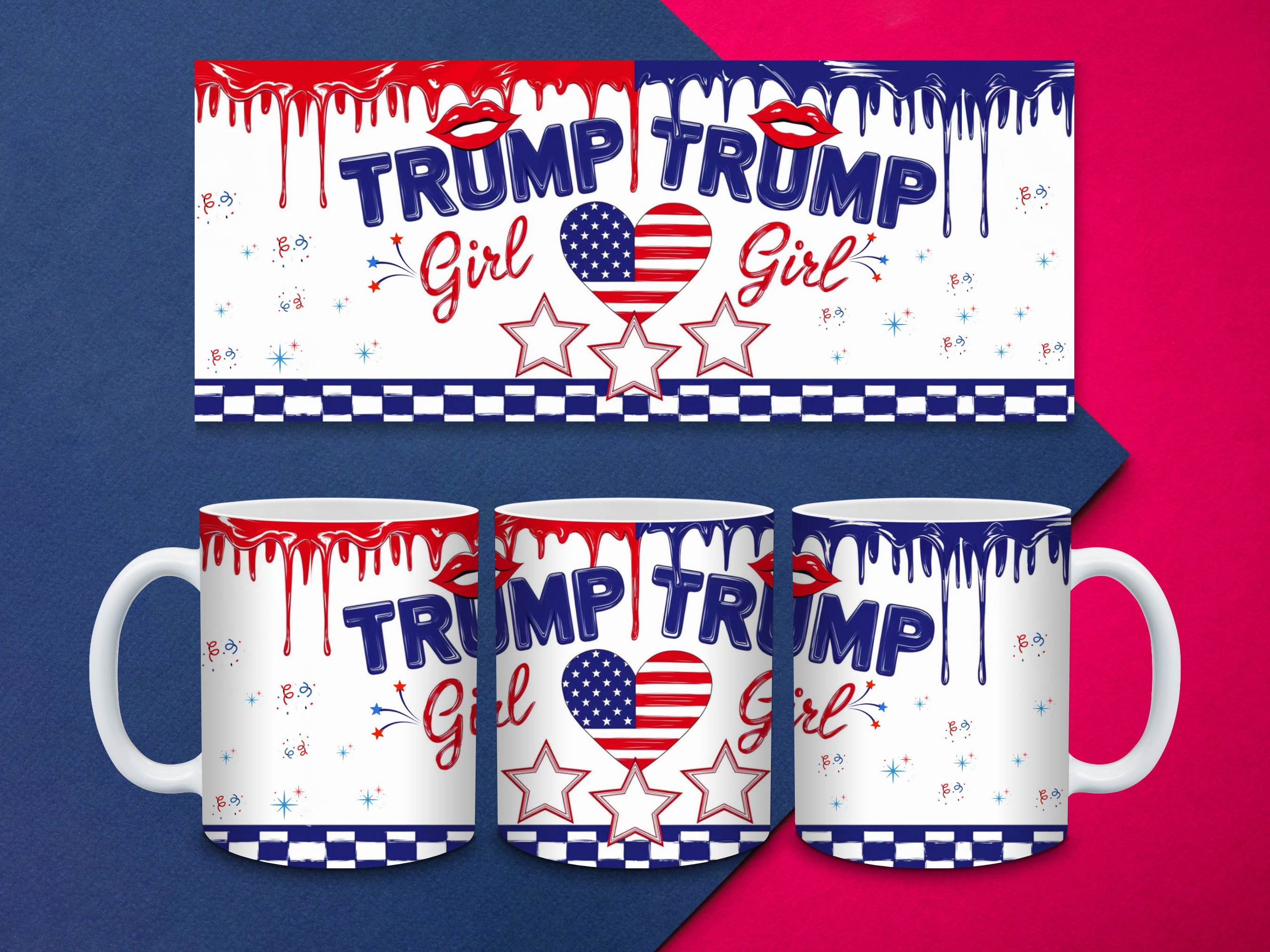 Trump Png, Trump Mug Wrap Png, Coffee Cup Sublimation Design, 11 Oz Mug ...