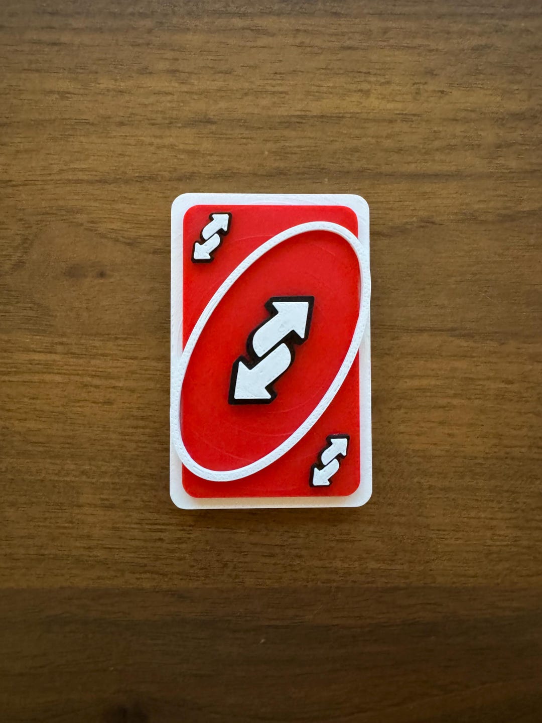 3D Printed Uno Reverse Card. - Etsy
