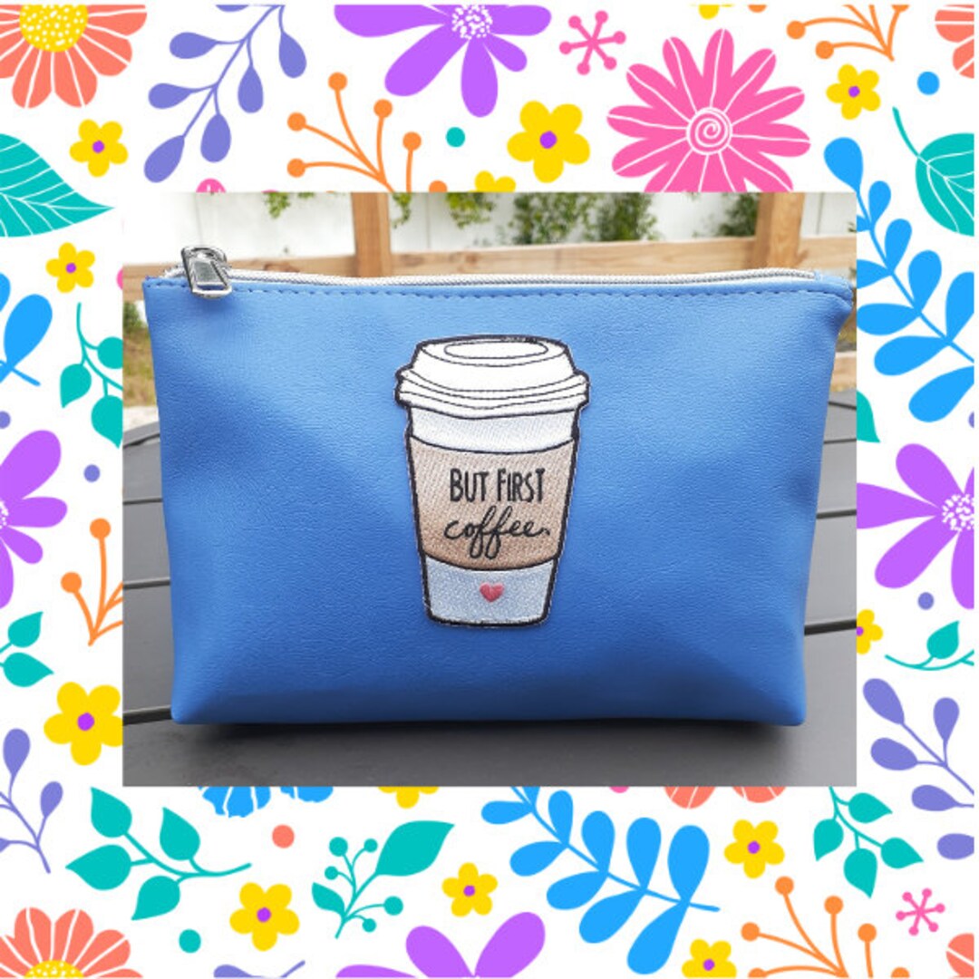 But First Coffee Midnight Kiss Pouch - Etsy