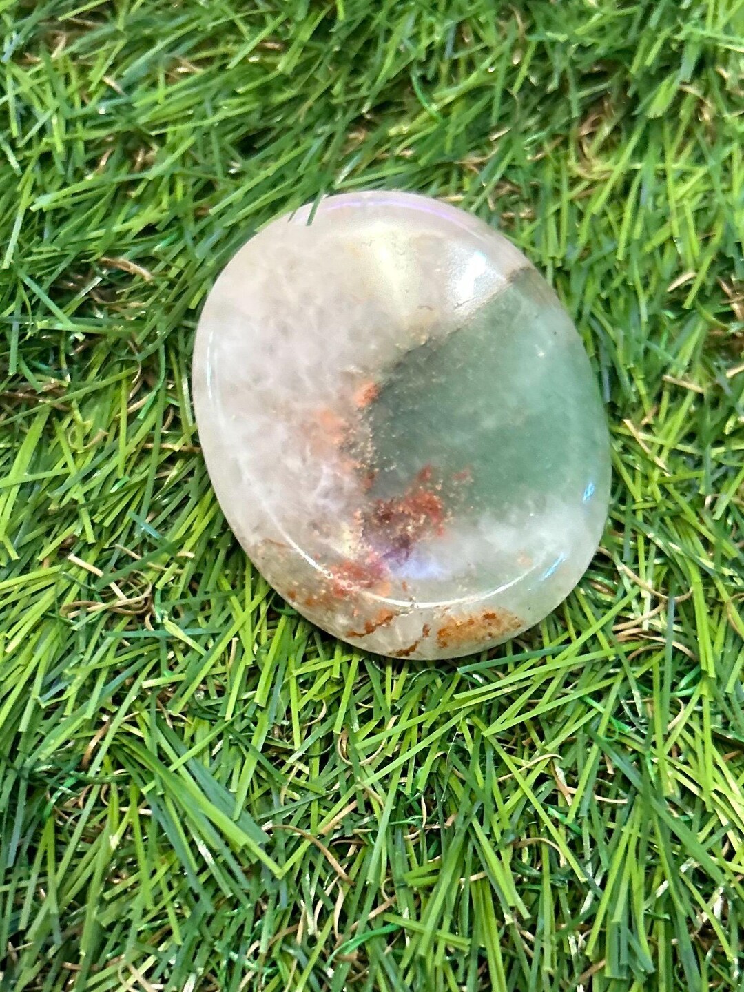 Ghost Quartz Worry Stone Crystal Gift Metaphysical Gift Witchy Gift - Etsy