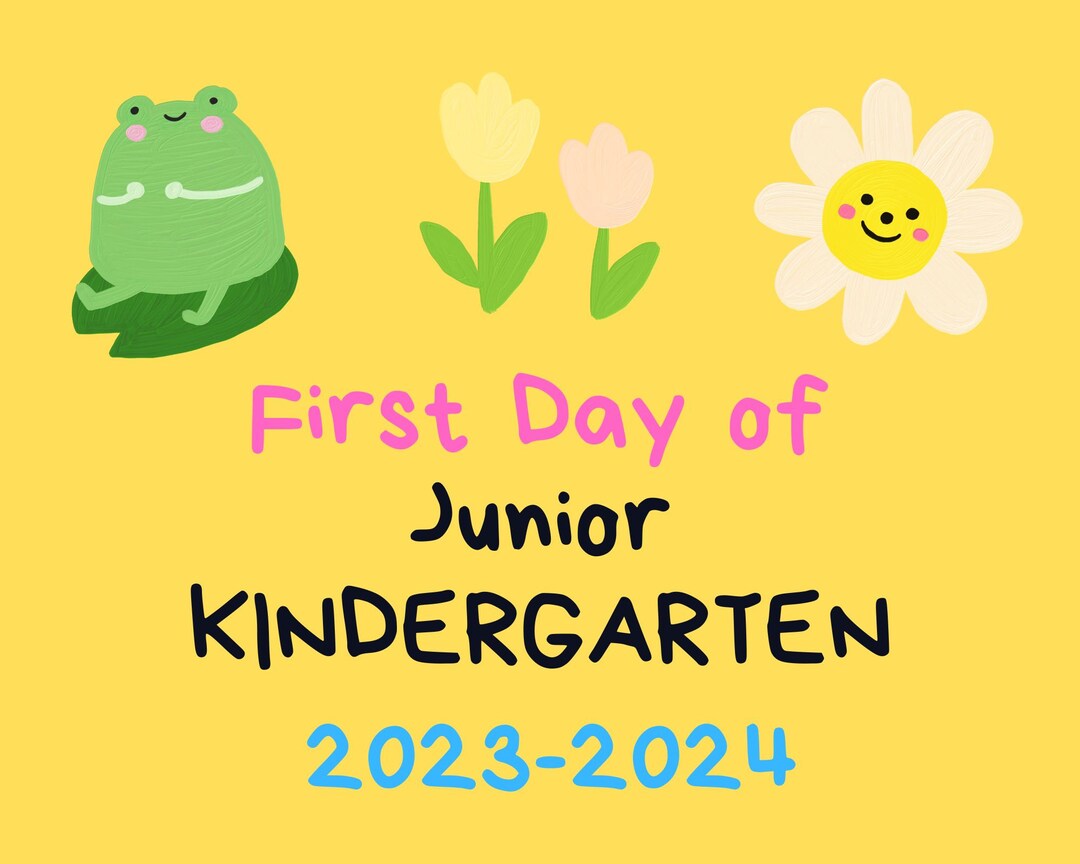First Day of School Printable Sign 8x10 Junior - Etsy