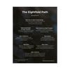 The Eightfold Path Poster - a Digital Downloadable Poster - Light Green ...