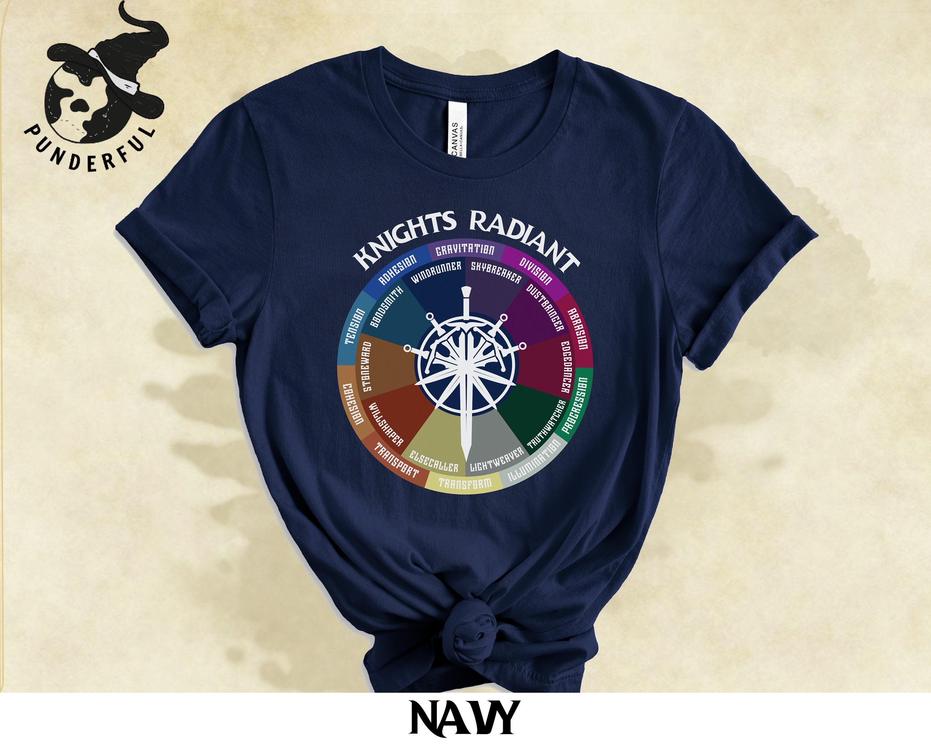 The Knights Radiant Tee Shirt, Fan-made T-shirt, Ten Orders of the ...