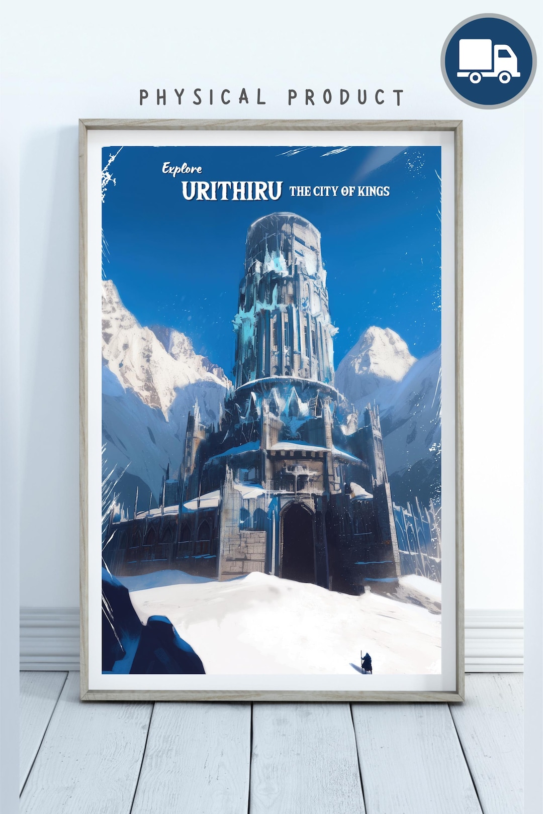 Urithiru Travel Poster, the City of Kings, Fantasy Concept Art, Bookish ...