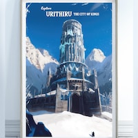 Sail Across Shadesmar, Fantasy Travel Poster, Brandon Sanderson's ...