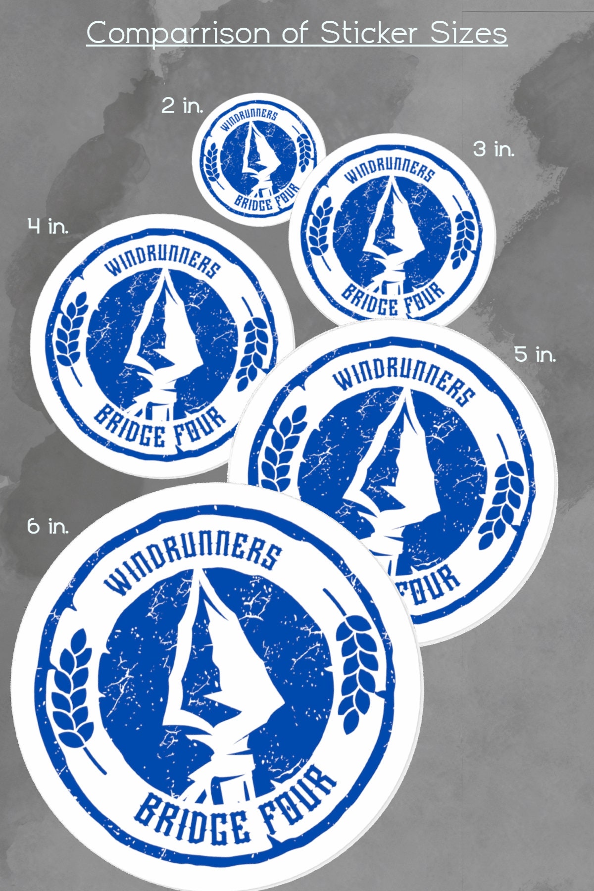 Bridge Four Stormlight Archive Sticker Honor's Elite Warriors ...