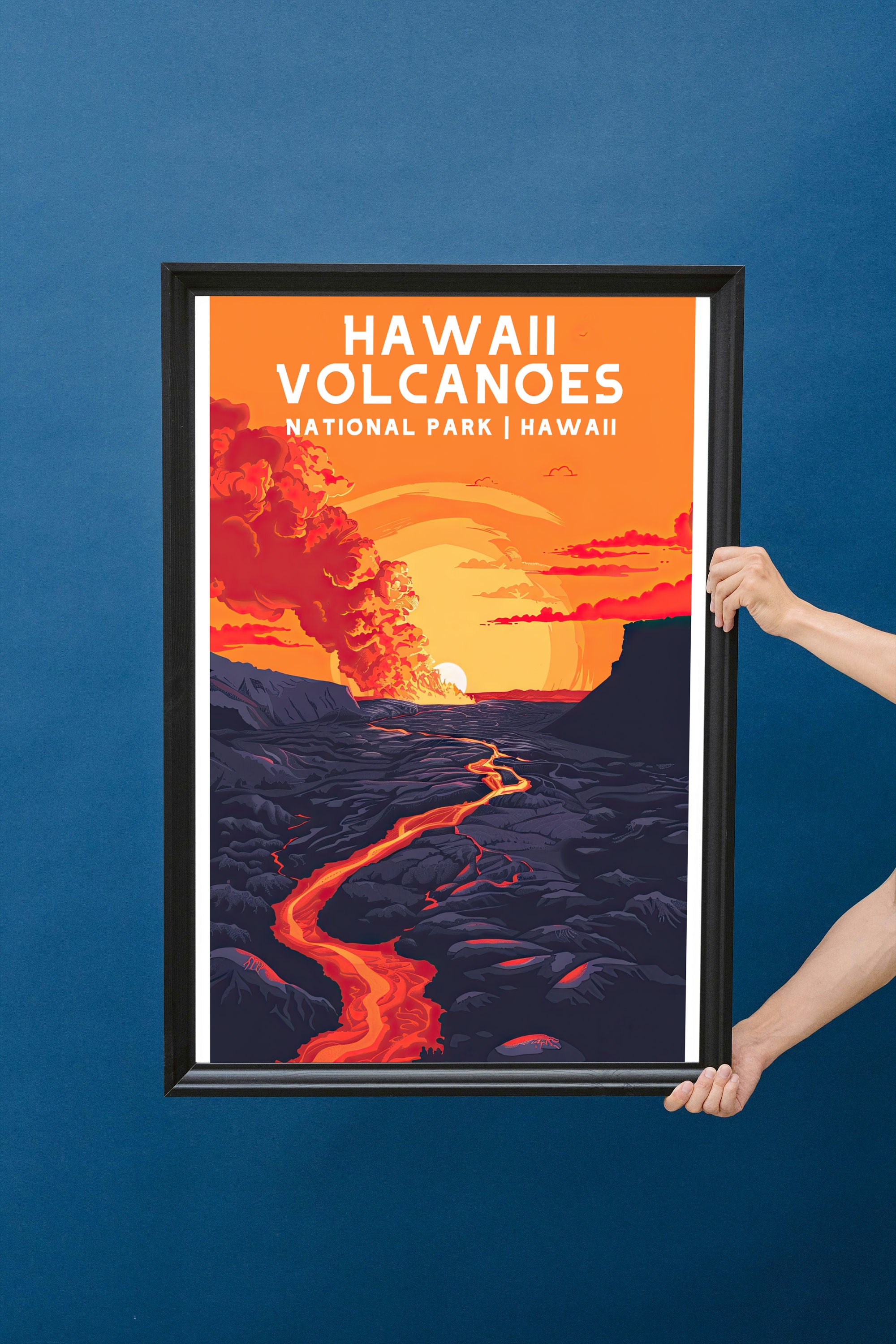Hawaii Volcanoes National Park, Hawaii National Park Posters, Camping ...