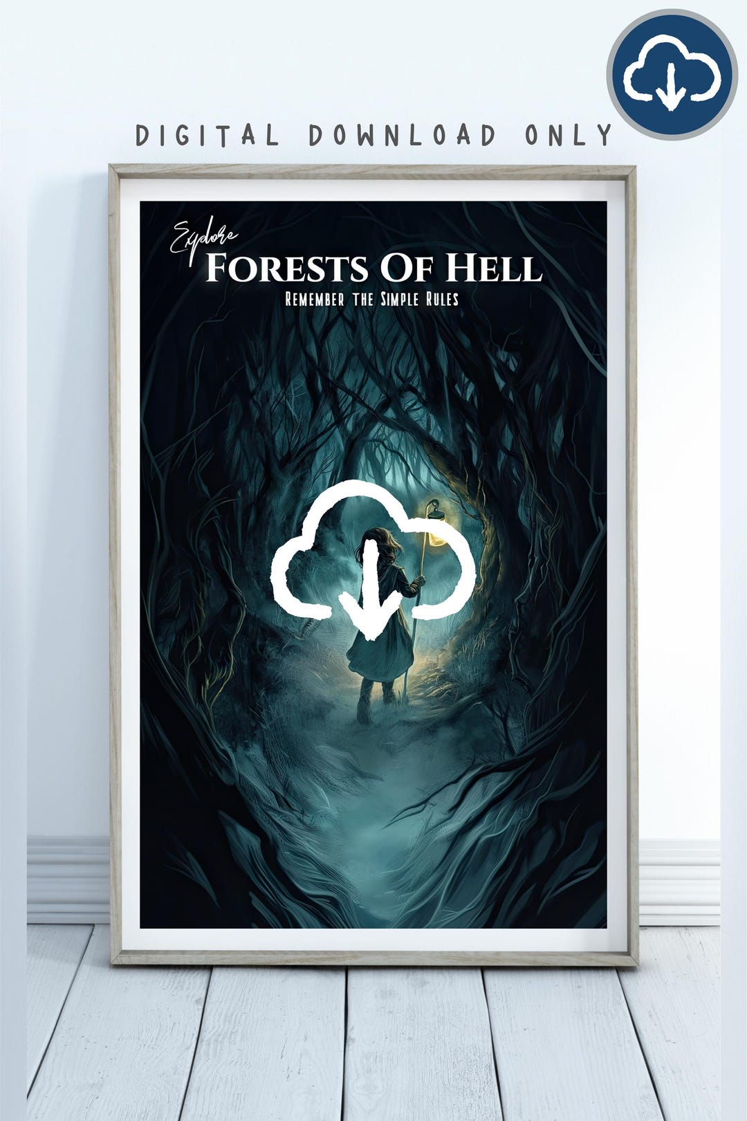 Forests of Hell Fantasy Wall Art, Inspired by Shadows for Silence in ...